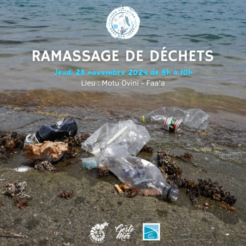 OBJECTIF ZERO POLLUTION DANS MON LAGON – VAITUPA - Fondation de la Mer